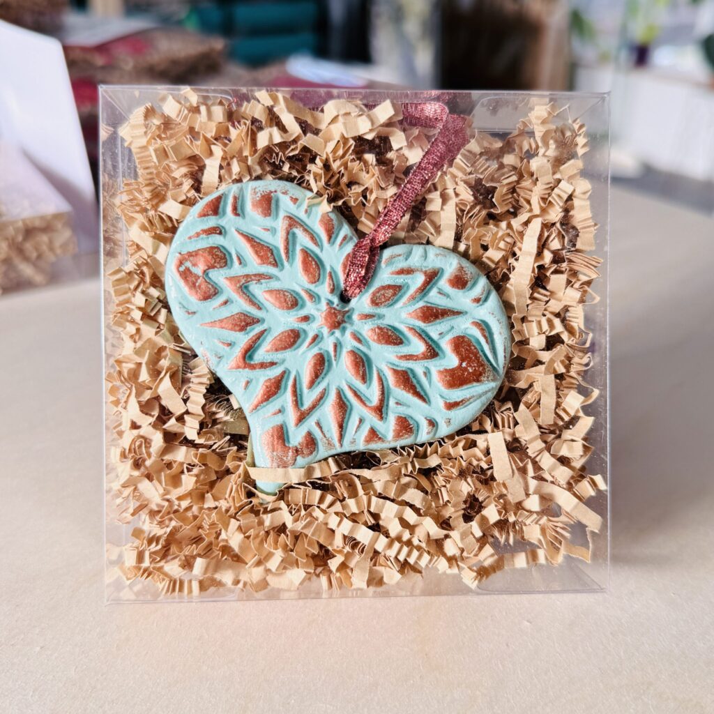 Clay Heart Ornaments – Jamie Locke Art